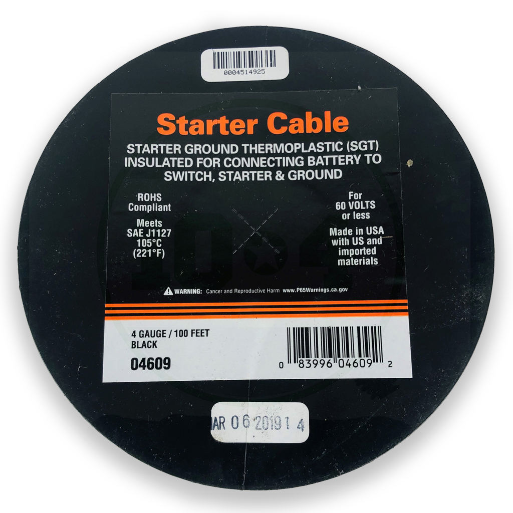 04609 Starter Cable Roll 100 ft. » 10-4 Truck Parts